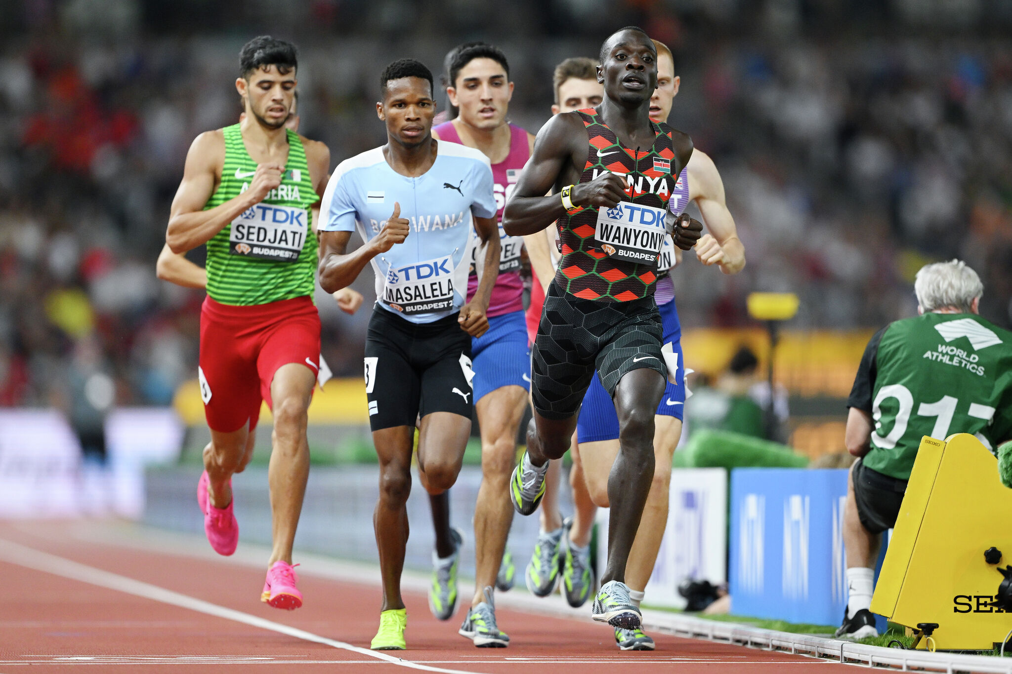 TRACK: Hoppel 7th in 800-meter final at world championships