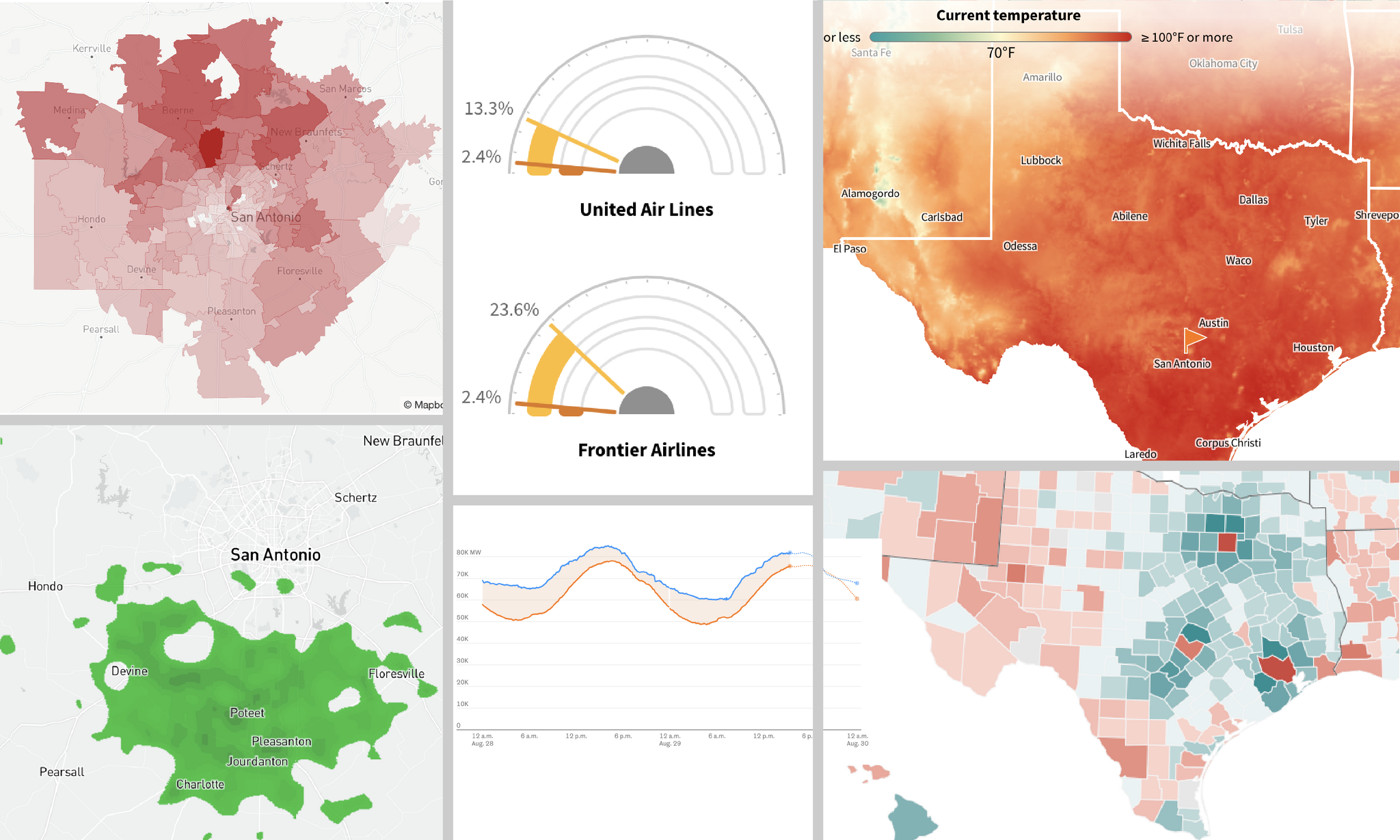 San Antonio data trackers: Express-News live maps and charts