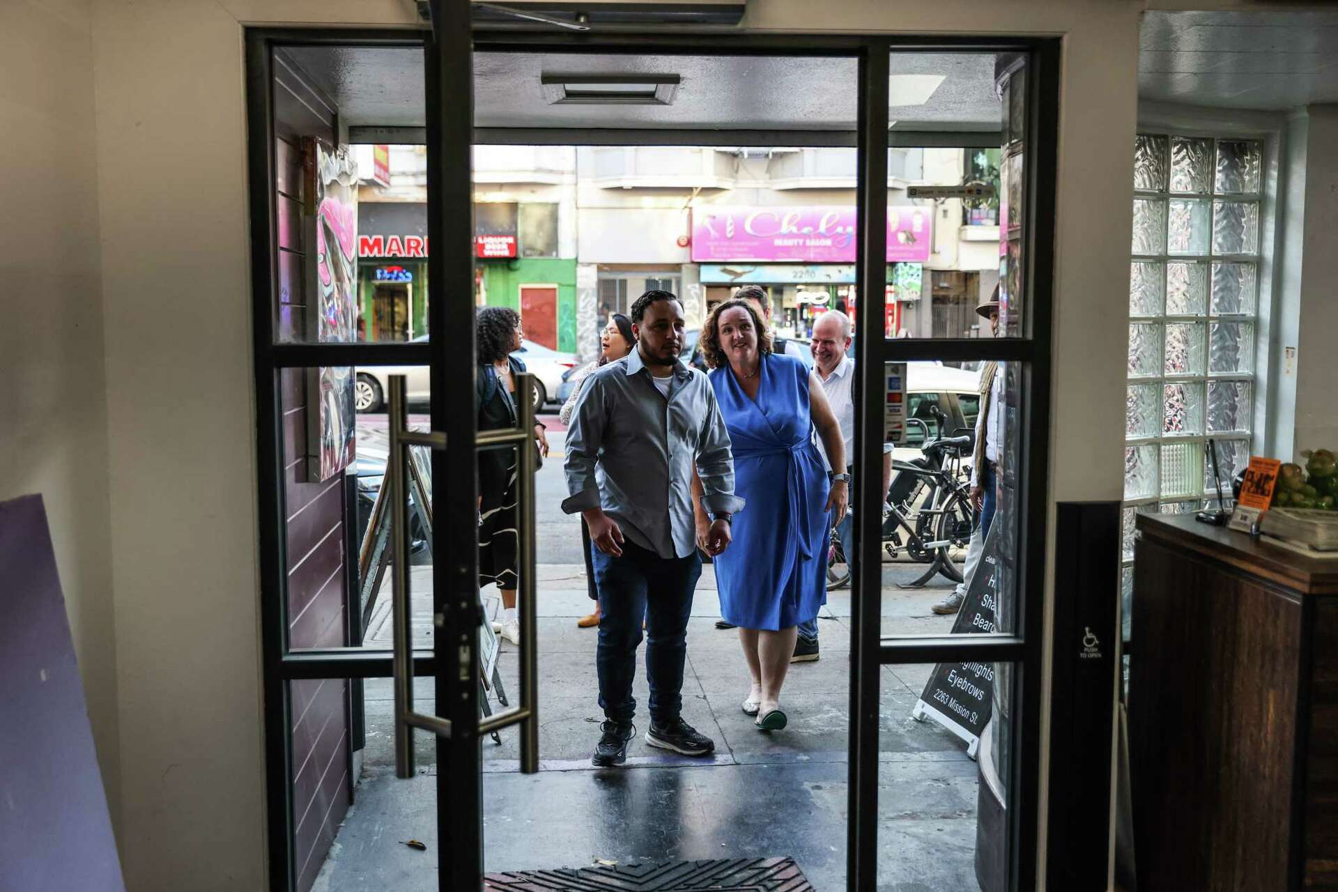 Katie Porter's S.F. visit looked a bit different than Ron DeSantis’