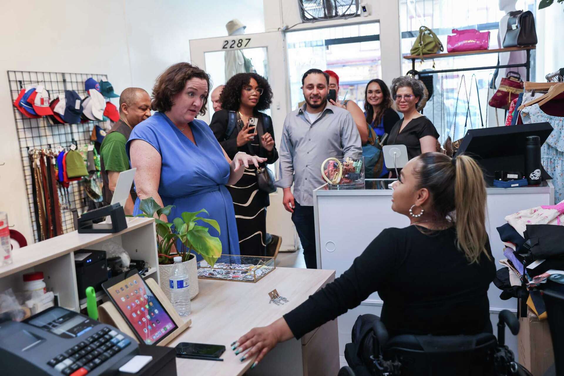 Katie Porter's S.F. visit looked a bit different than Ron DeSantis’