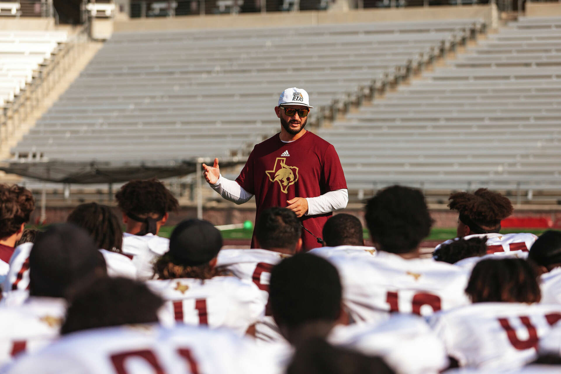 Texas State coach G.J. Kinne embracing elevated expectations