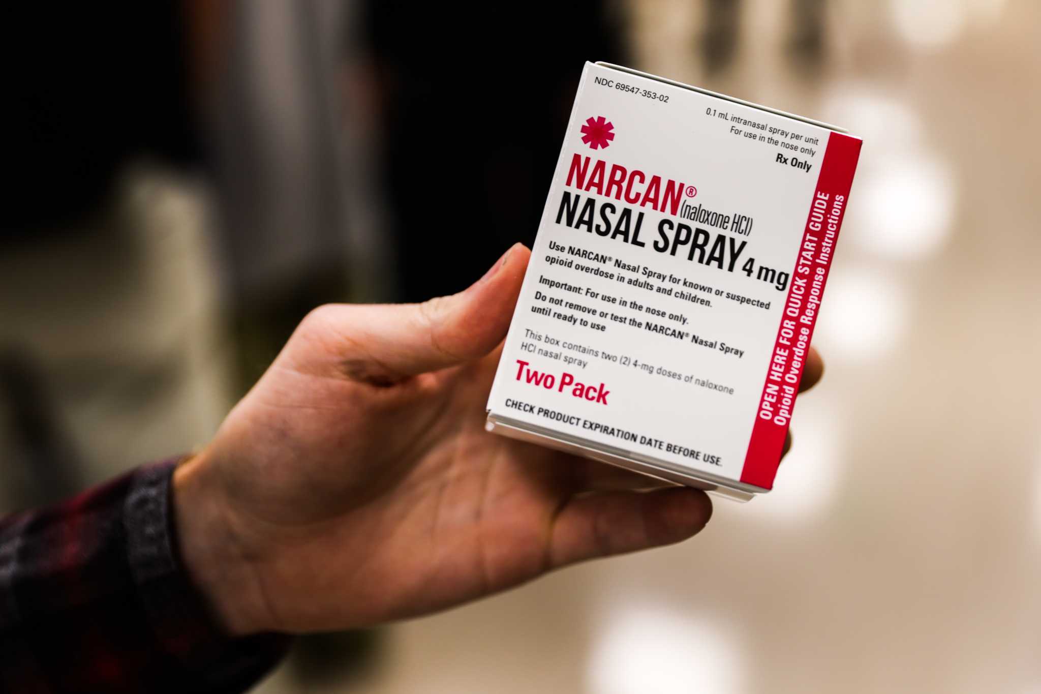 Opioid-reversal drug Narcan will be available over the counter