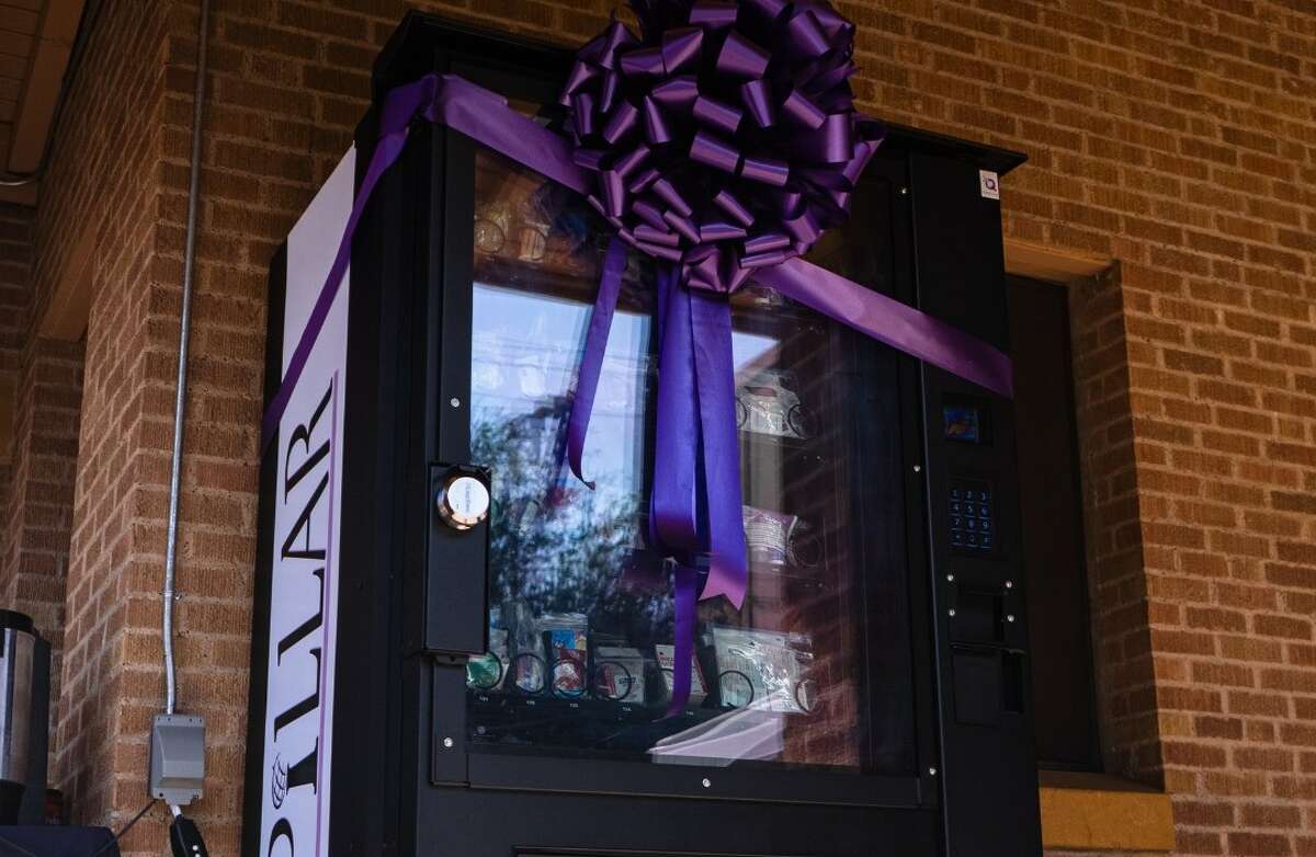 Harm reduction vending machine unveiled by PILLAR in Laredo