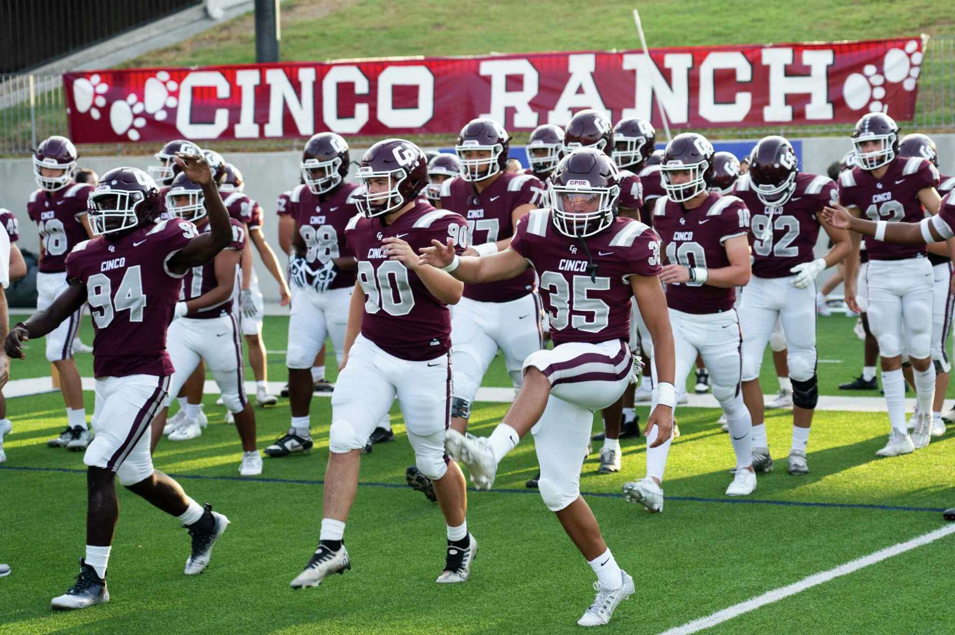 HS football: Cinco Ranch Cougars top Morton Ranch Mavericks