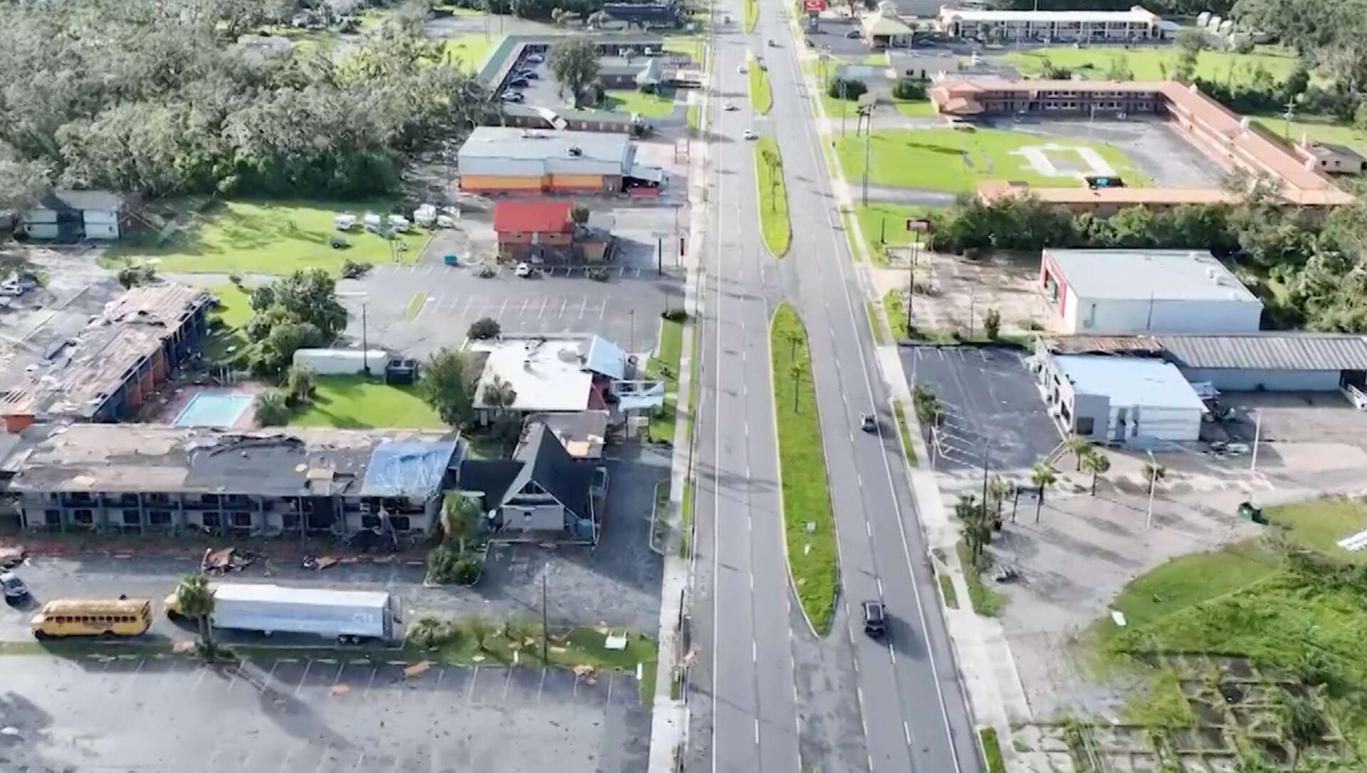 Drone video shows trail of destruction after Hurricane Idalia's Florida ...