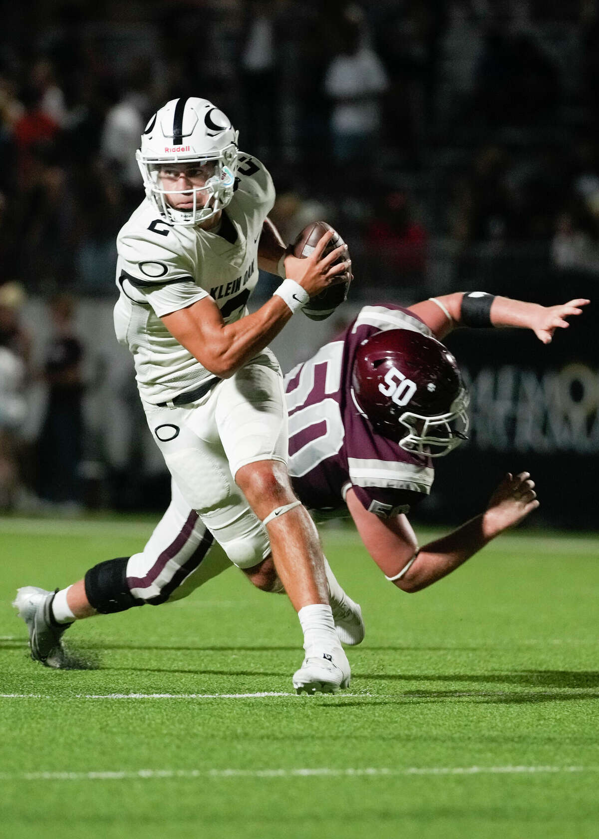 Klein Oak Panthers keep rolling with rout of Cinco Ranch Cougars