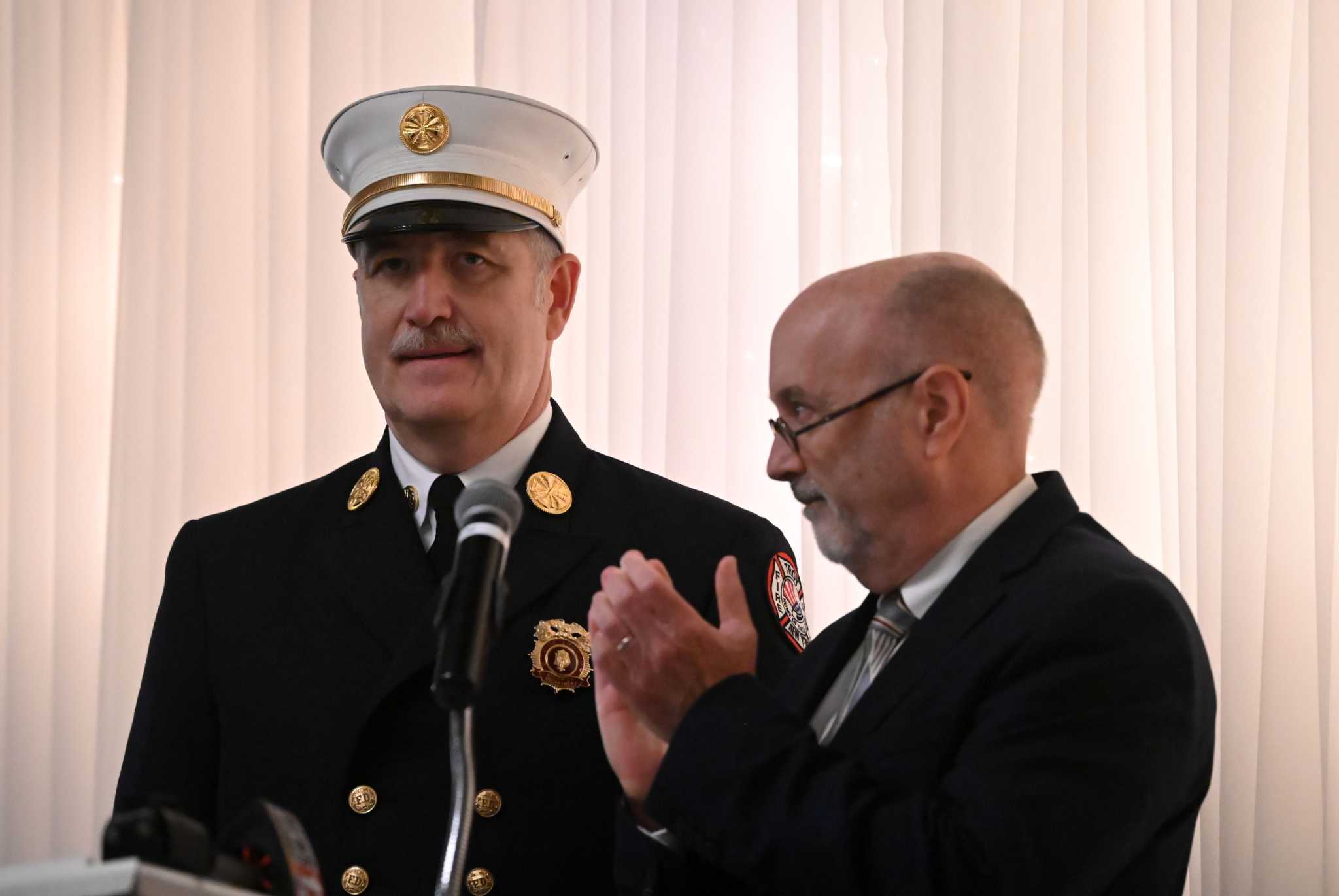 Troy adds 17 firefighters and salutes fire chief's heroism