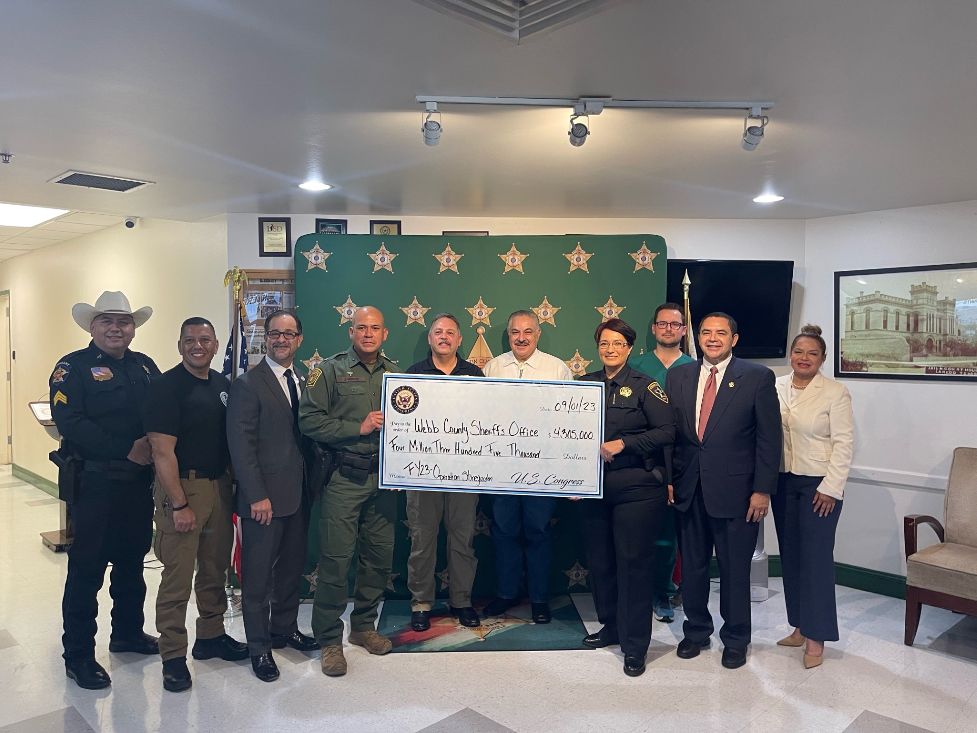 Operation Stonegarden grants $4.3M to Webb County for border security