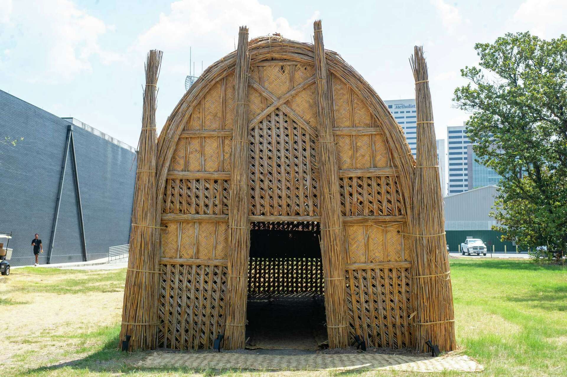 Mudhif built on Houston's Rice campus tells story of Marsh Arabs