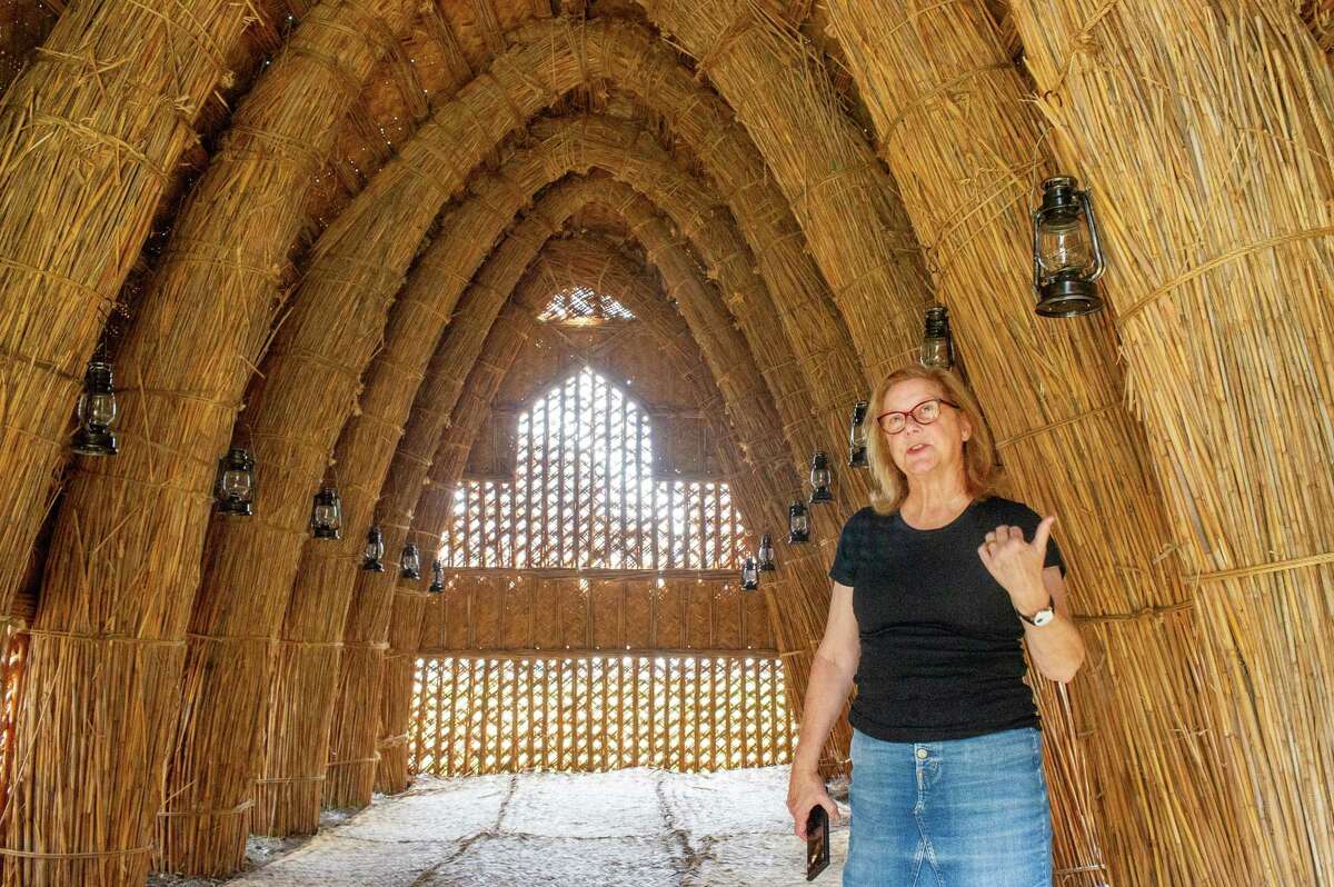 Mudhif built on Houston's Rice campus tells story of Marsh Arabs