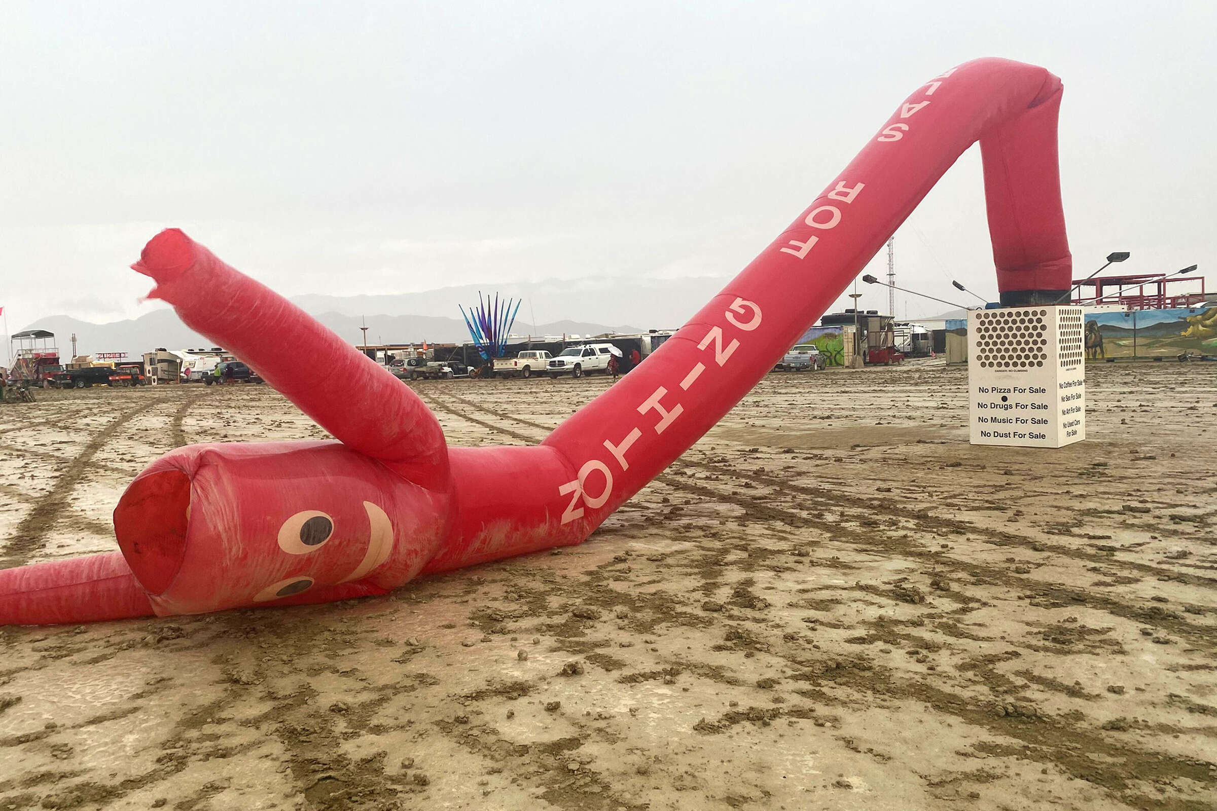 Muddy photos from Burning Man 2023