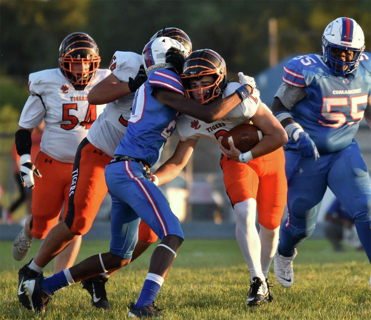 Seven different Tigers score in rout of Cahokia