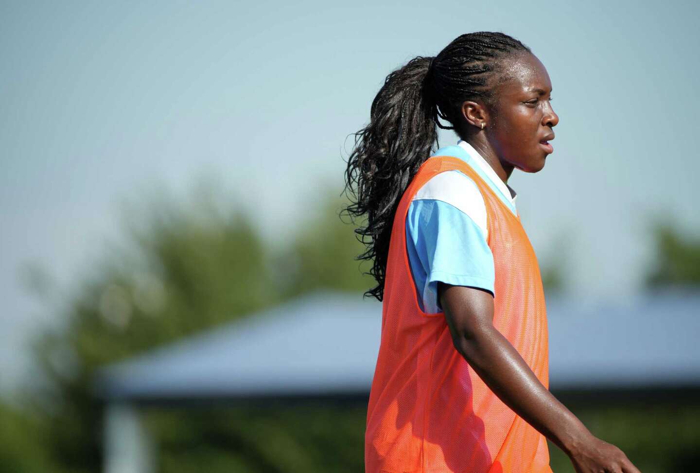 Houston Dash's Michelle Alozie balances soccer, cancer research