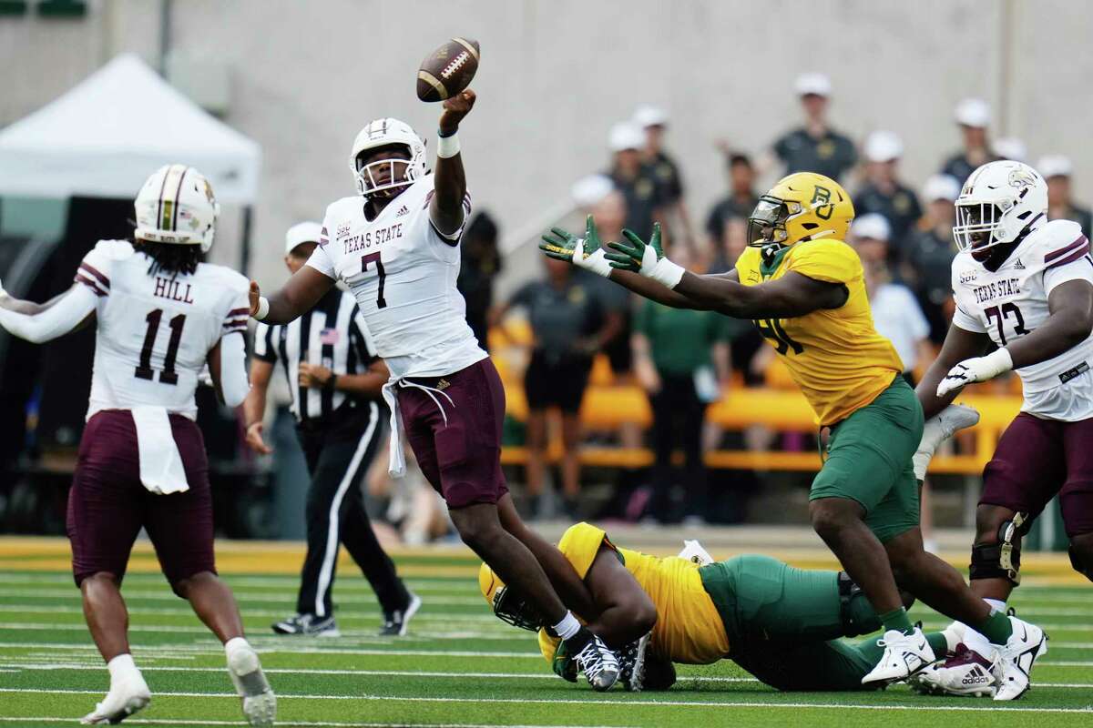 Texas State tops Baylor for its first win over a Power Five team