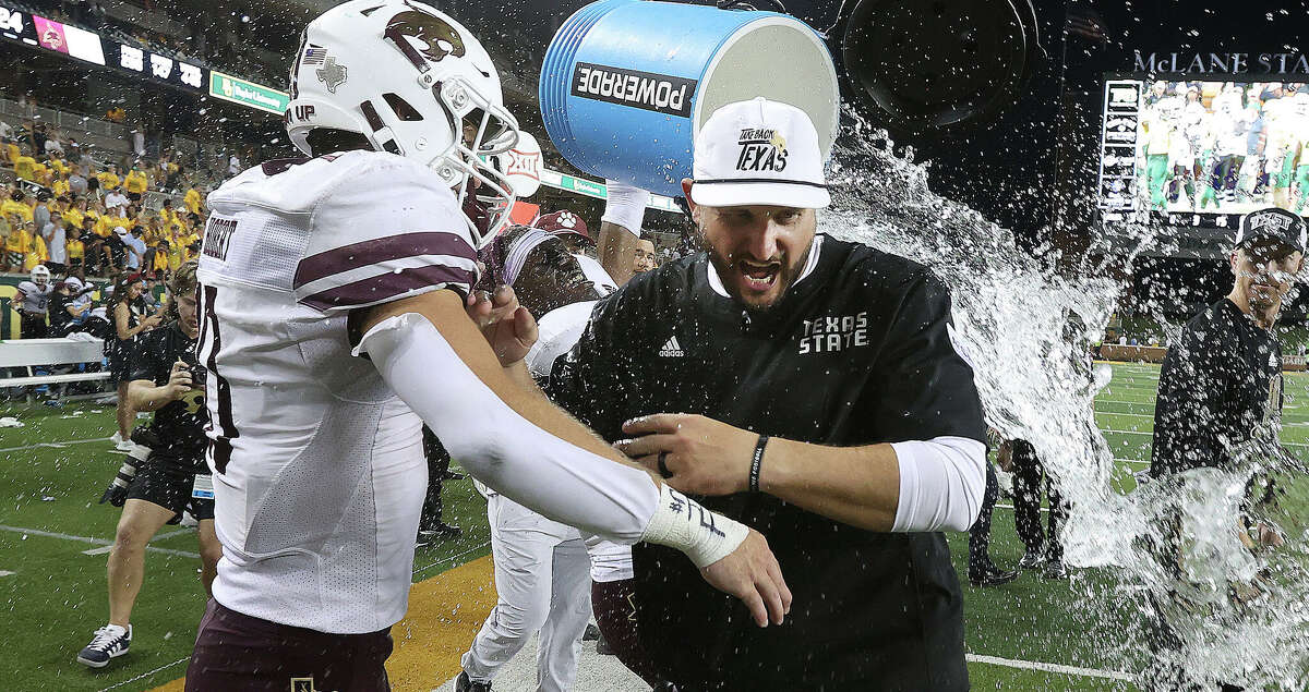 Texas State tops Baylor for its first win over a Power Five team