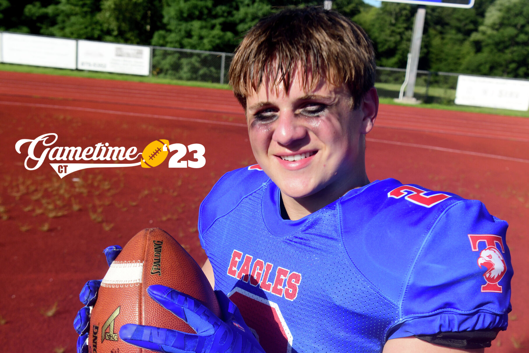 AJ Cady, son of late Tolland football coach Scott Cady, a senior.