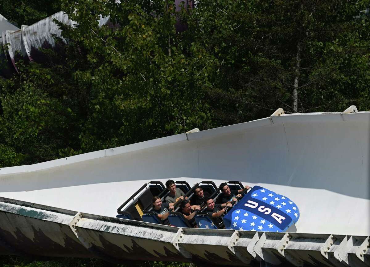 One last ride on Six Flags Great Escape's Alpine Bobsled