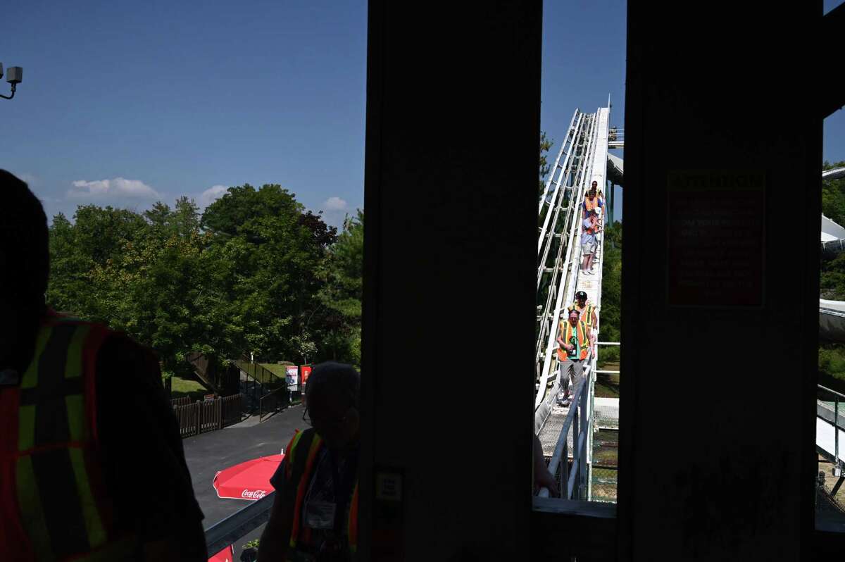 One last ride on Six Flags Great Escape's Alpine Bobsled