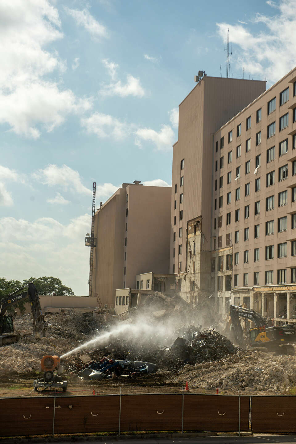 The famed Wilford Hall Medical Center meets the wrecking ball