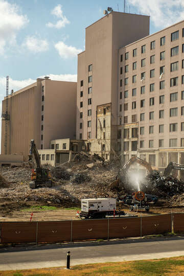 The famed Wilford Hall Medical Center meets the wrecking ball