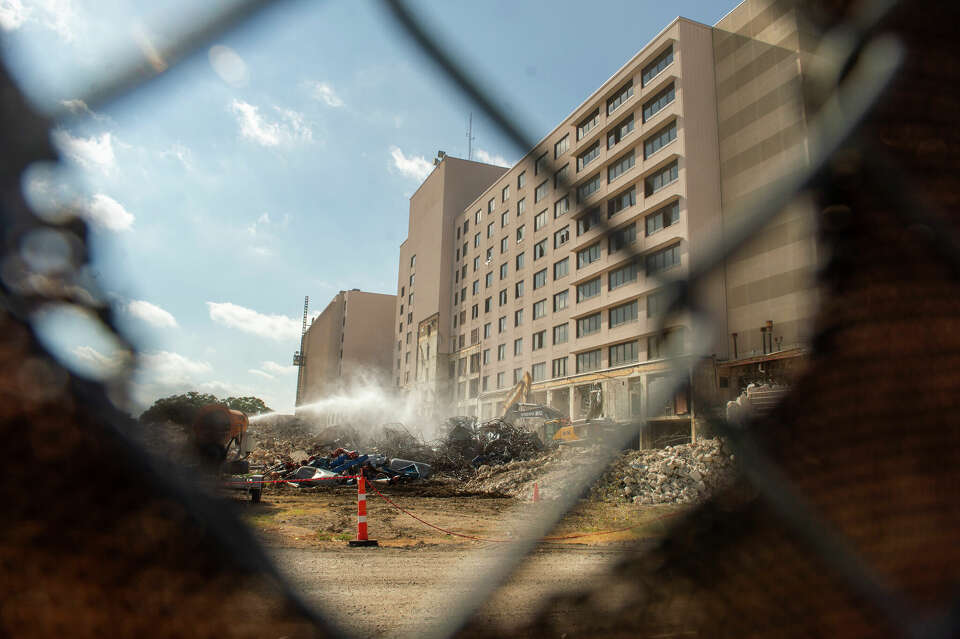 The famed Wilford Hall Medical Center meets the wrecking ball