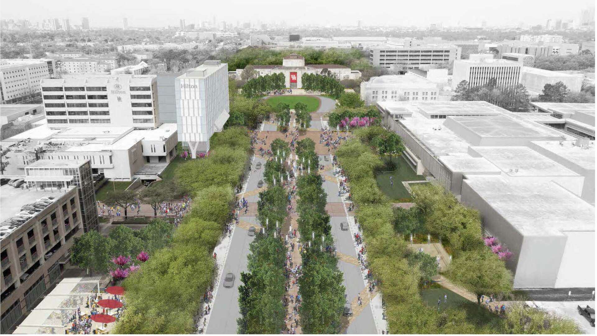 University of Houston unveils $35M landscaping project