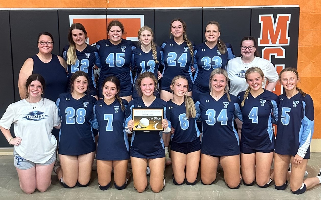 Triopia volleyball wins Meredosia Tournament