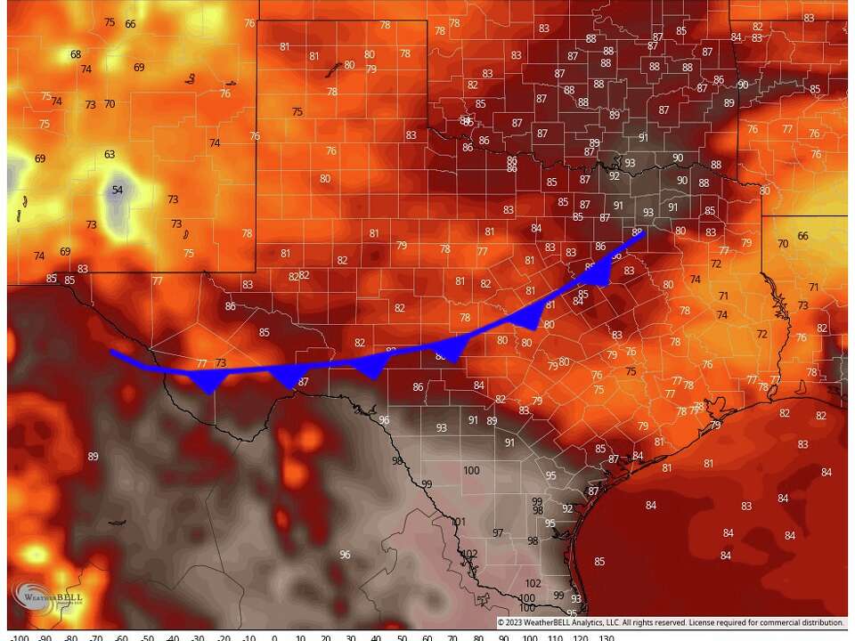 An actual cold front is coming to San Antonio. Here's a timeline.