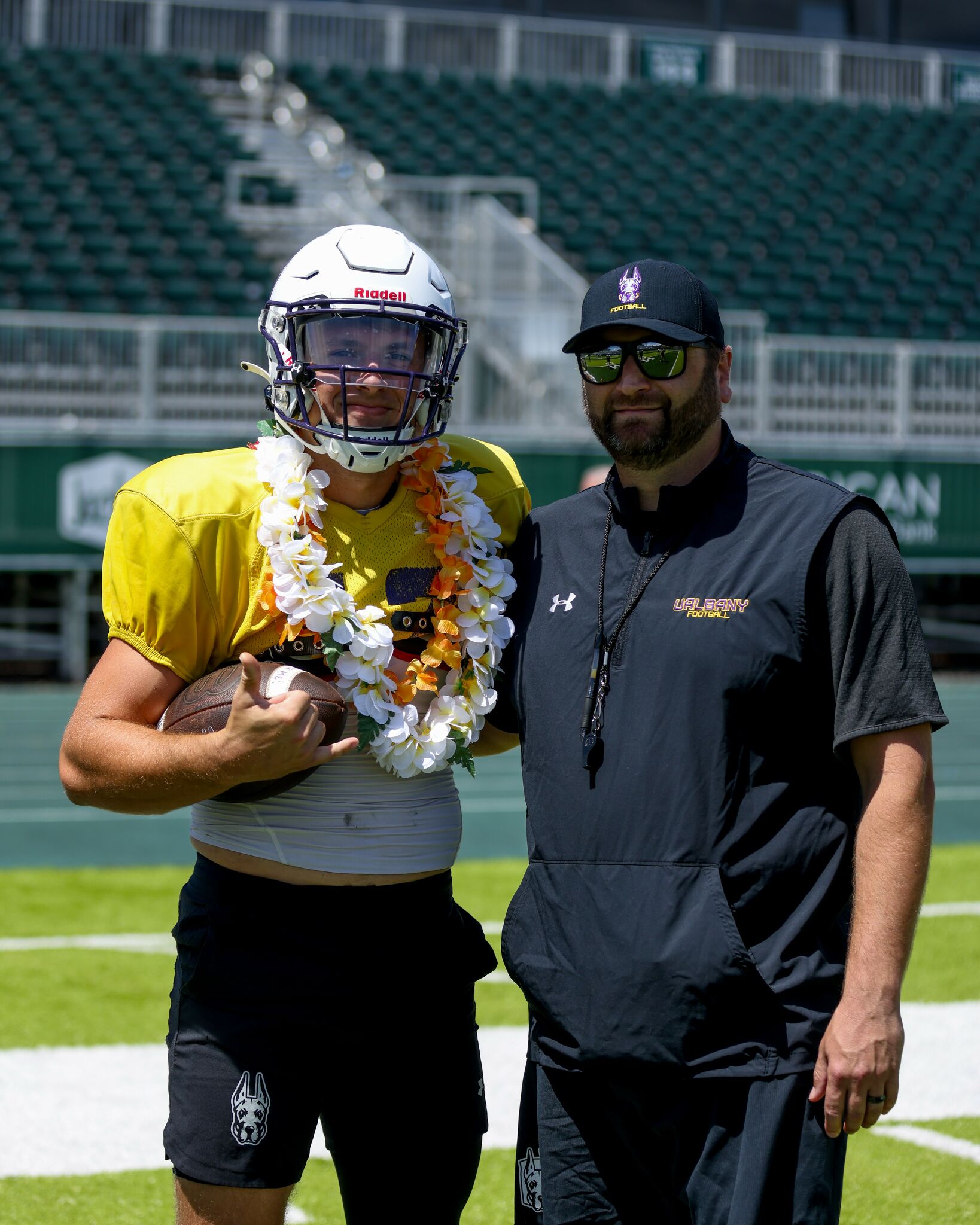 Filling in for head coach, UAlbany's Jared Ambrose plans to be himself