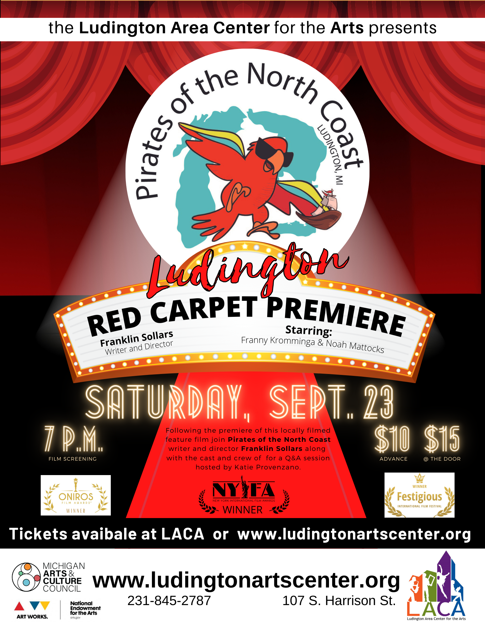 Ludington premiere of locally filmed feature film set for Sept. 23