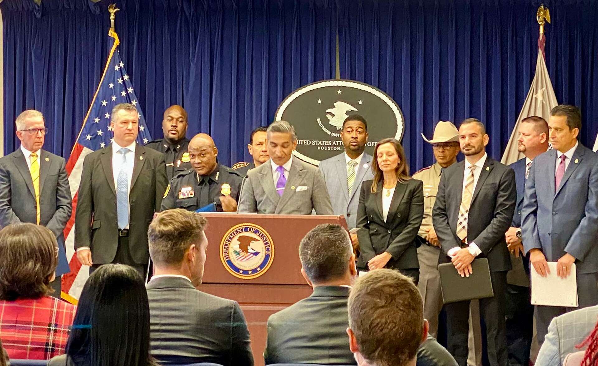 DOJ credits Houston violent crime initiative for dozens of gang-relate