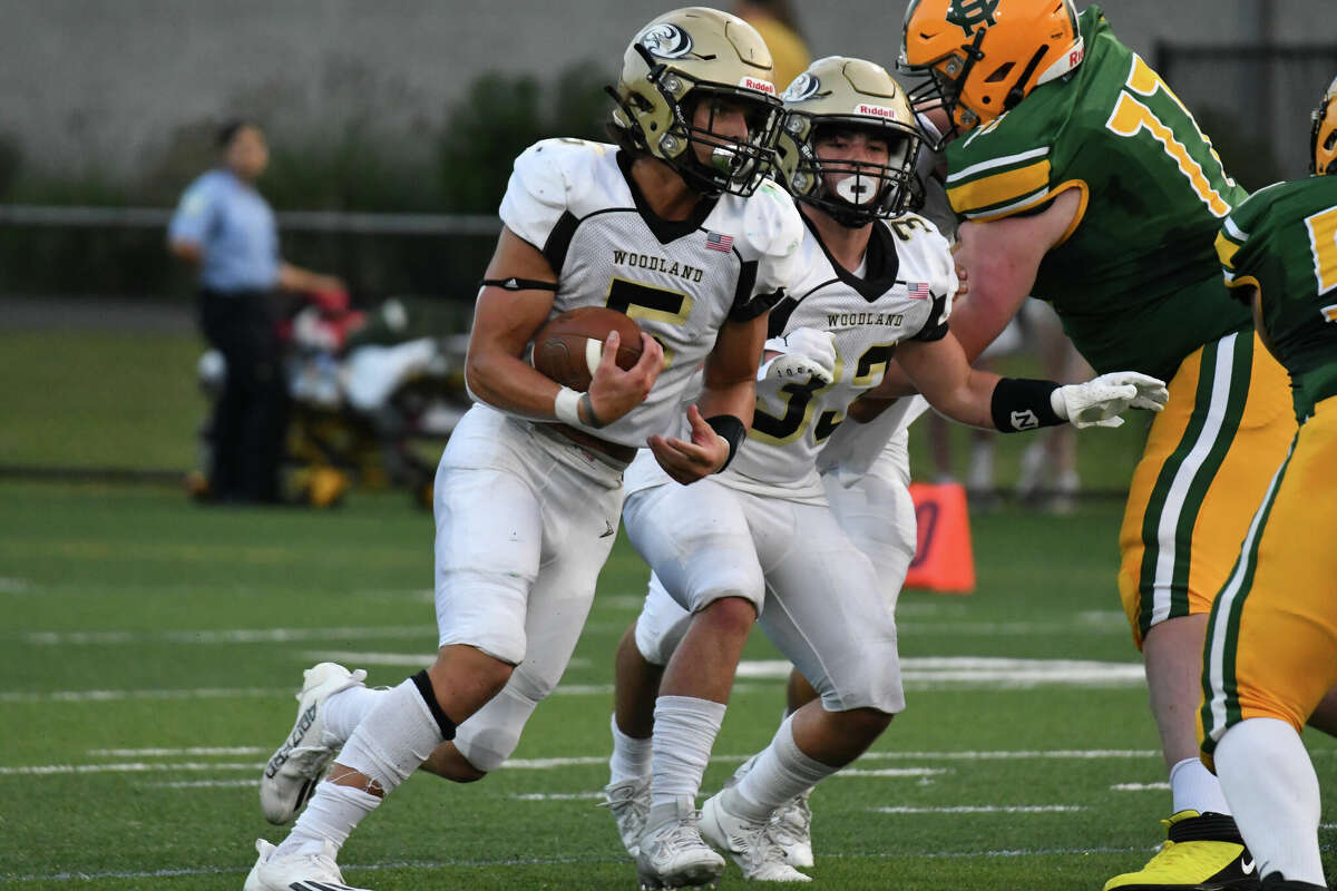 Holy Cross defeats Woodland in CT high school football opener