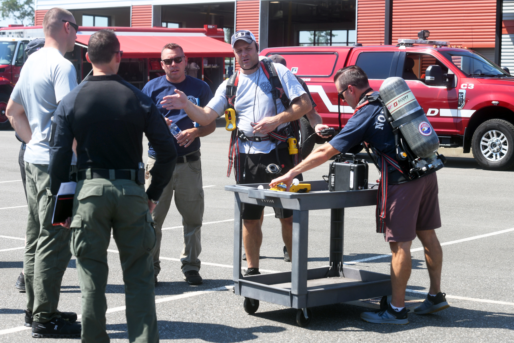 More than a dozen agencies conduct hazmat response drill in Fairfield