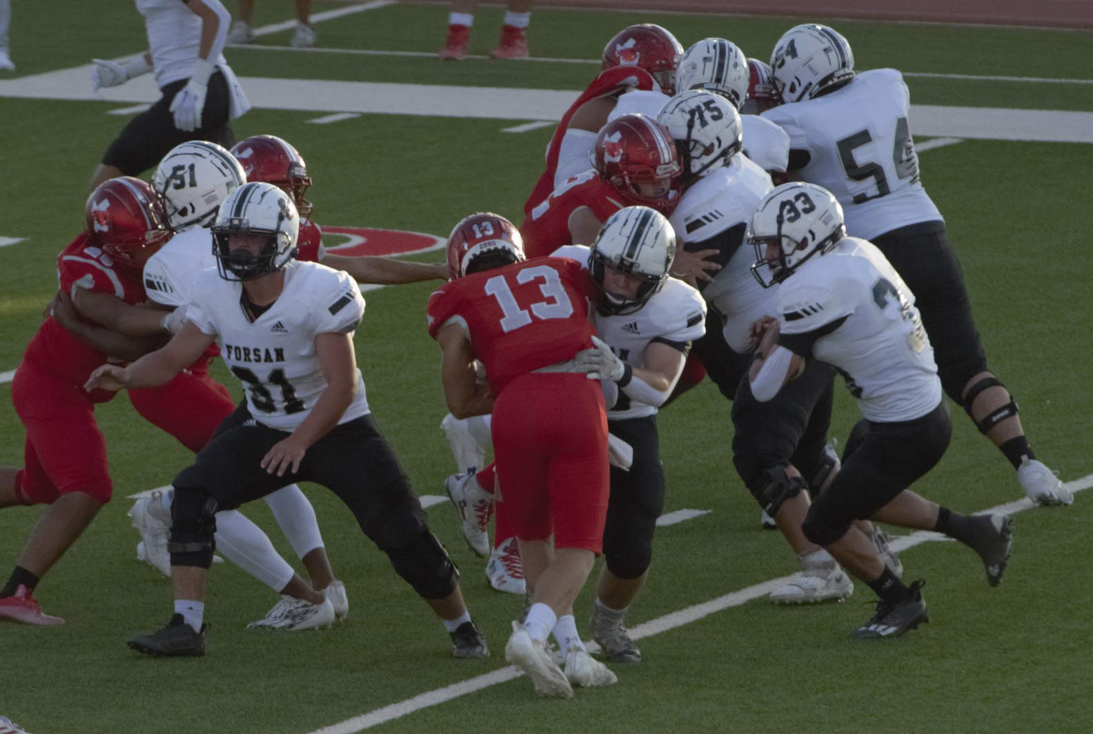 HS FOOTBALL: Forsan turns to passing game in win over Stanton