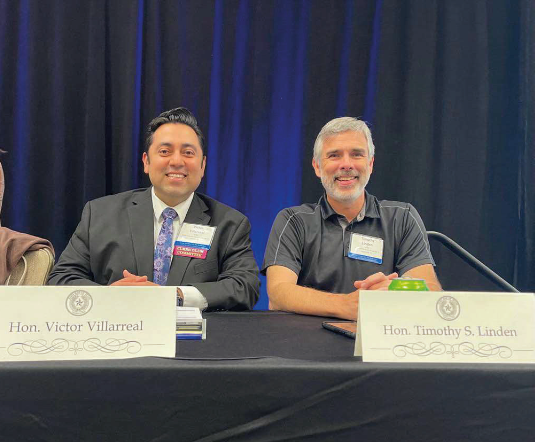 Judge Victor Villarreal attends annual Judicial Education Conference