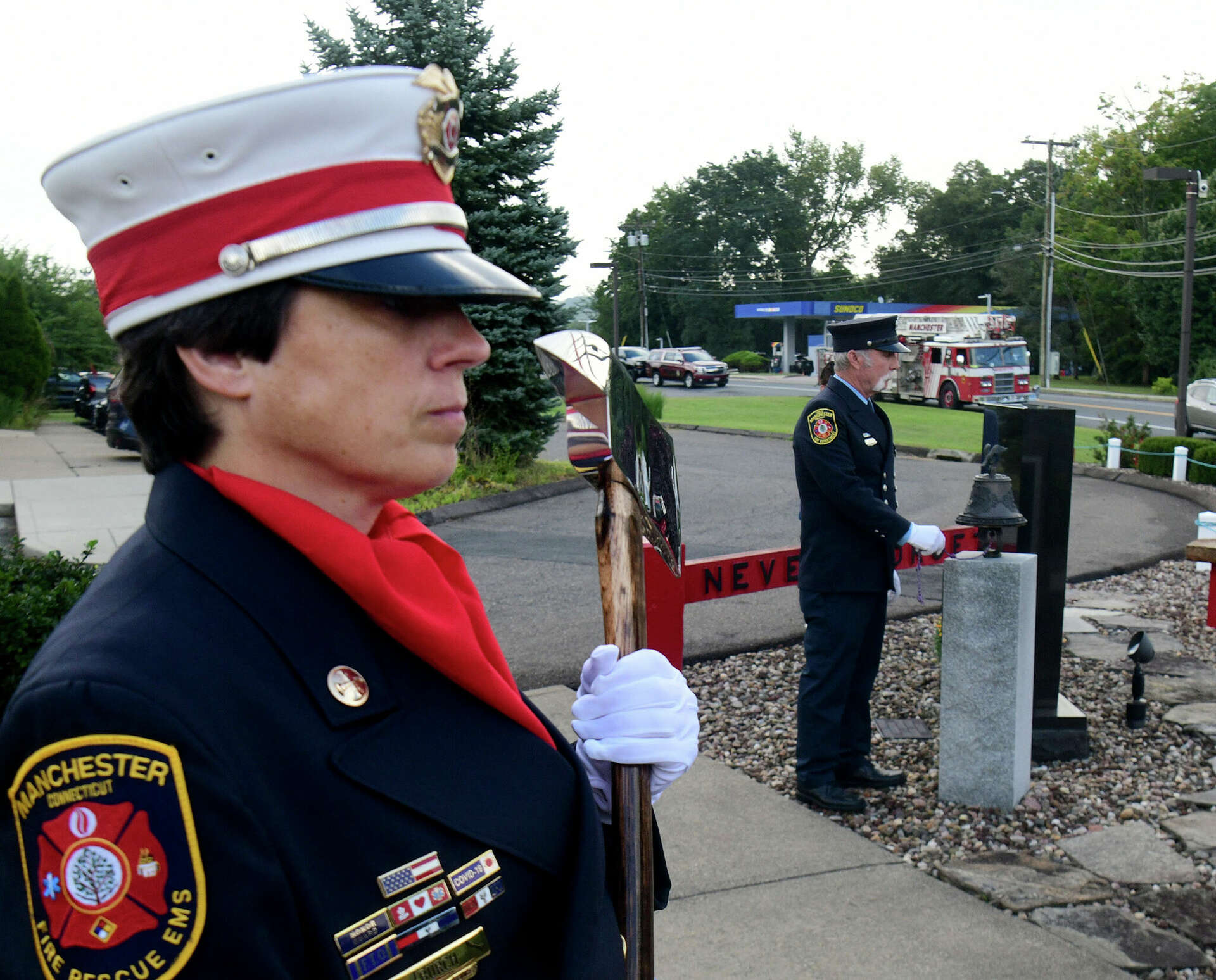 PHOTOS: Manchester Fire Department marks Sept. 11 anniversary
