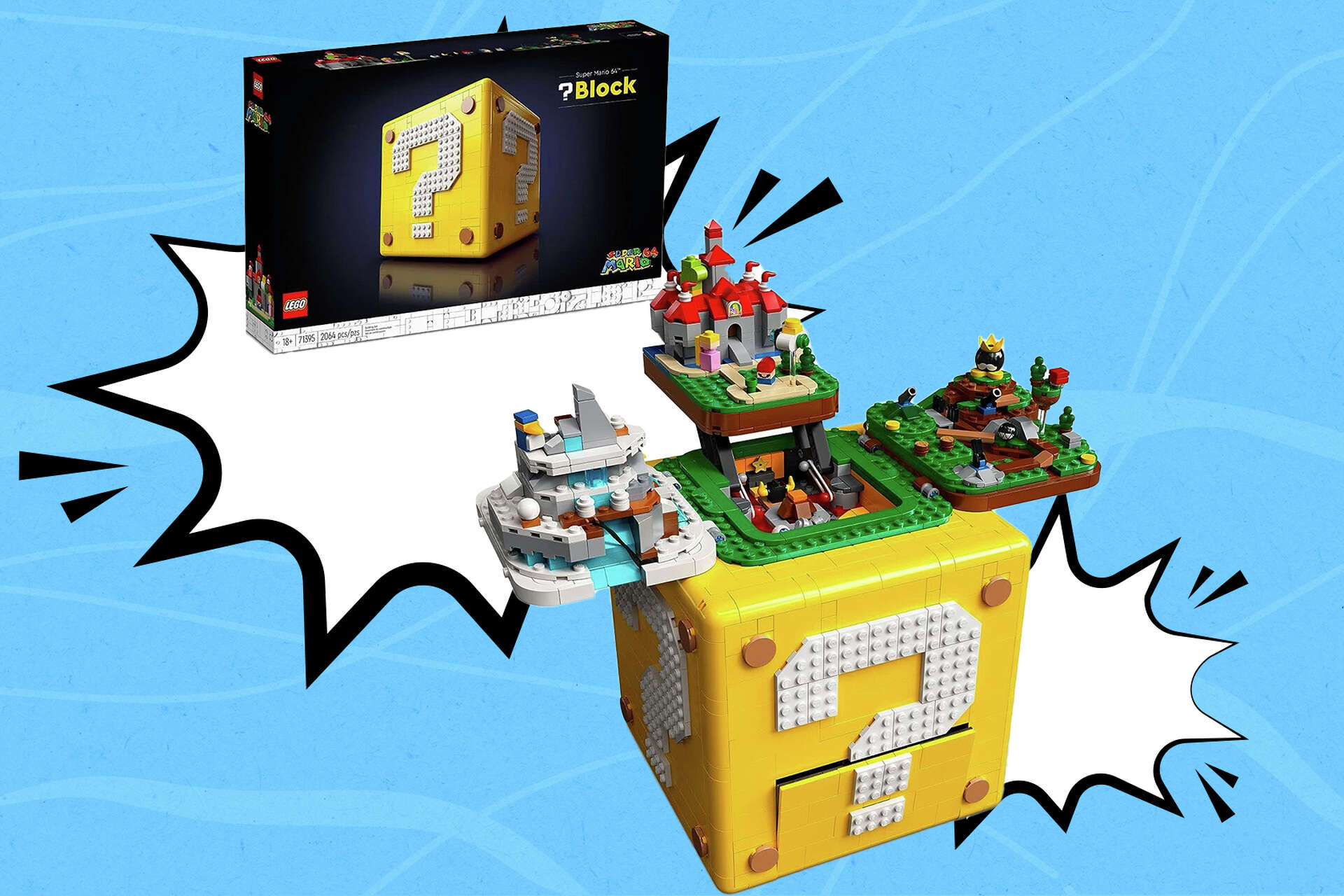 Get 20% off this epic LEGO Super Mario 64 Question Mark Block
