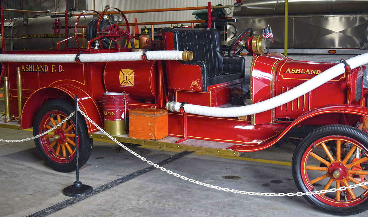 Ashland Fire Protection District showing off 100-year-old truck