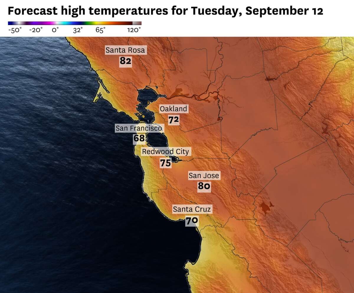 Cooldown for San Francisco Bay Area weather