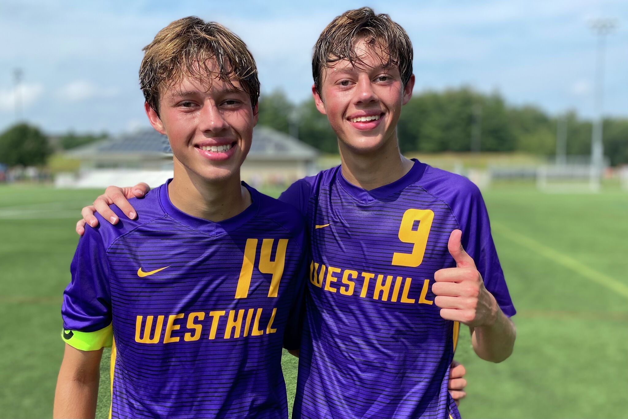 Twins Kristian, Patrick Larsen helping Westhill CT boys soccer rebuild