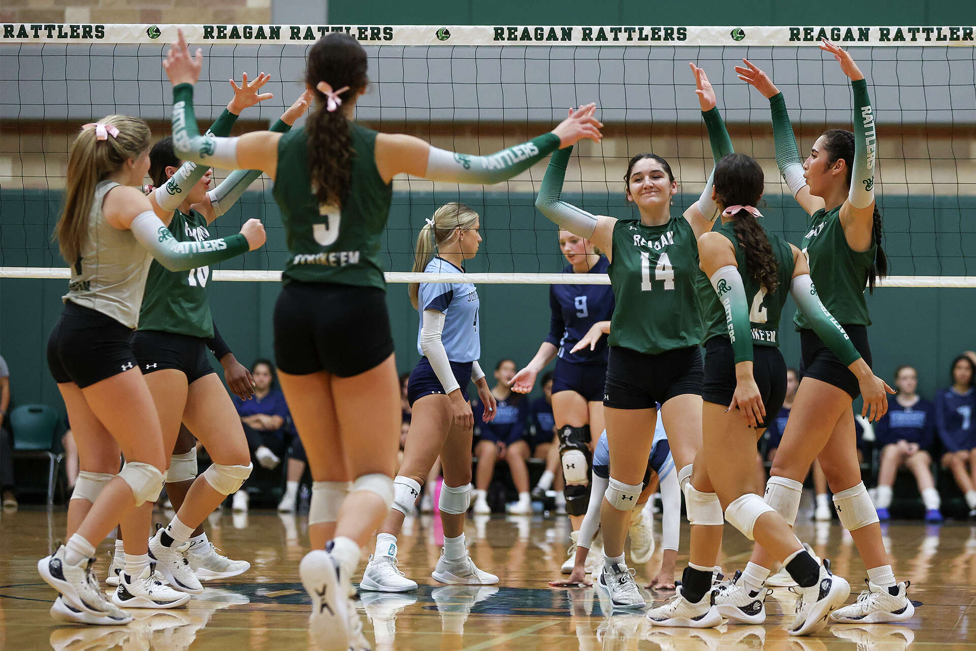 Reagan's young volleyball team shows growth after rally over Johnson