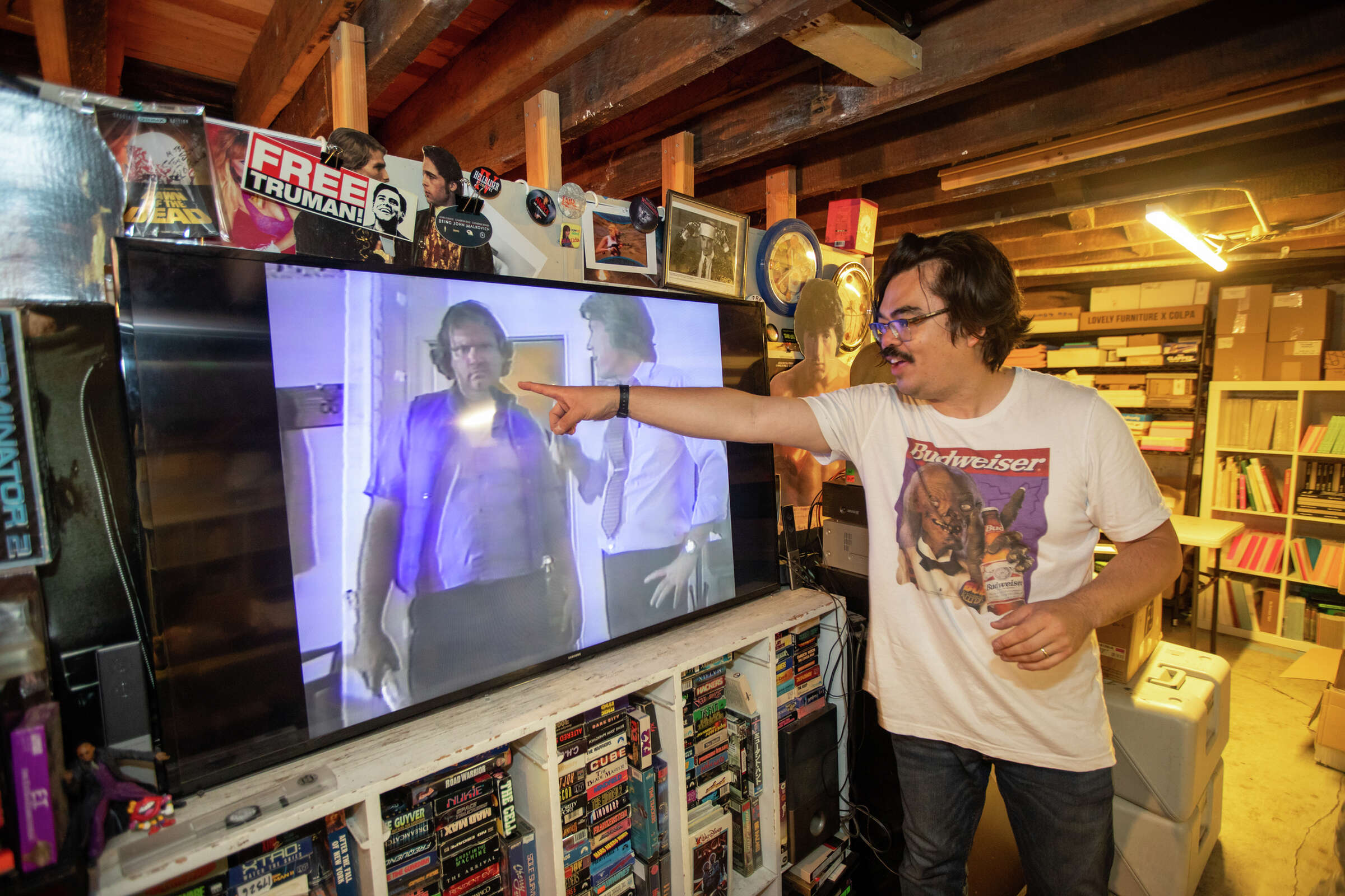 One of most incredible VHS collections hides in an SF basement