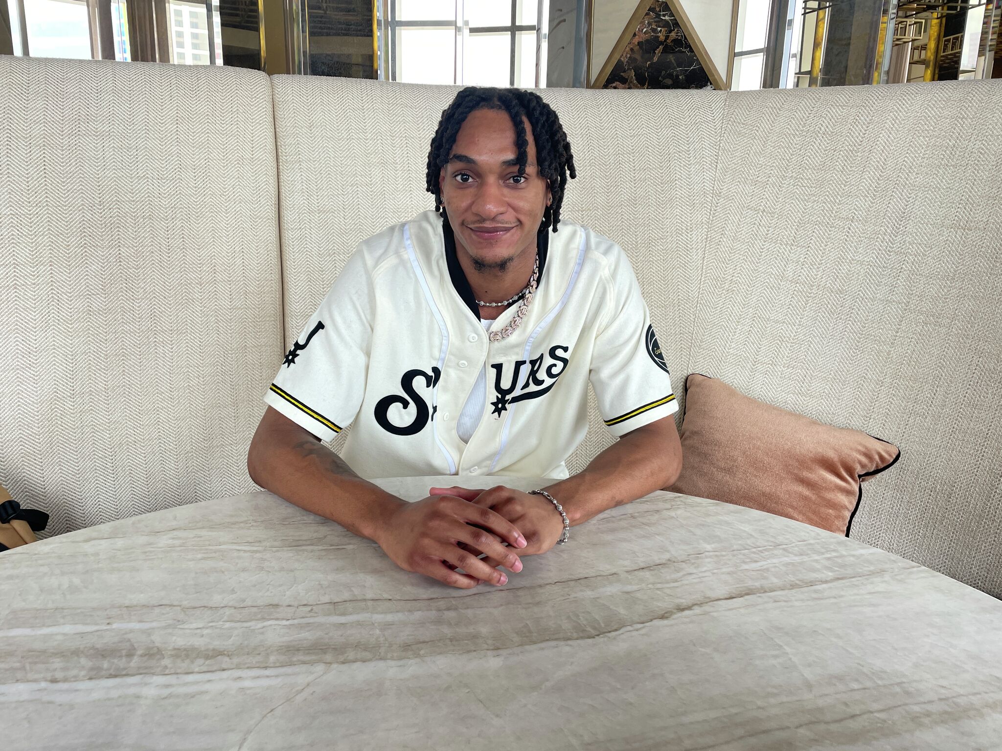 Spurs guard Devin Vassell praises Wembanyana, focus on defense