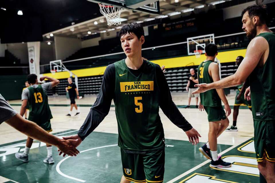 His country’s first D-I athlete, USF’s 'Mongolian Mike’ near NBA dream
