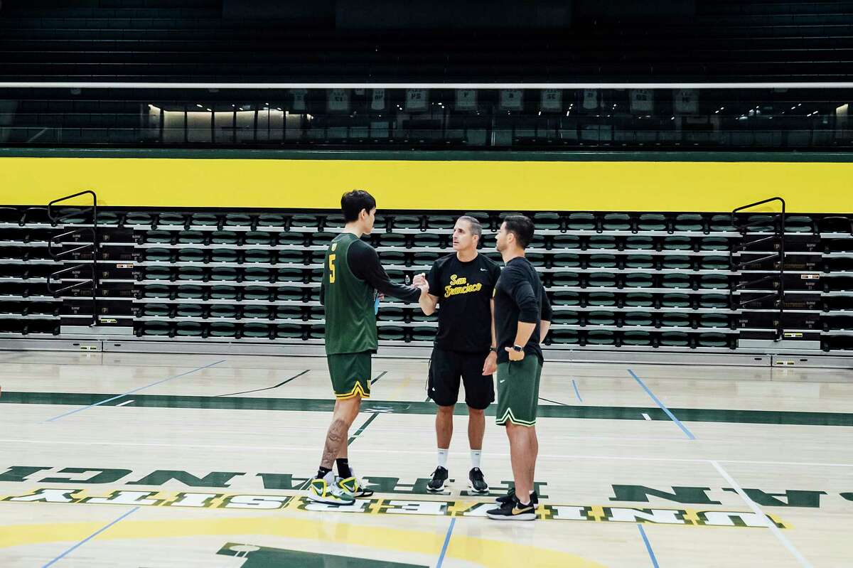 His country’s first D-I athlete, USF’s 'Mongolian Mike’ near NBA dream