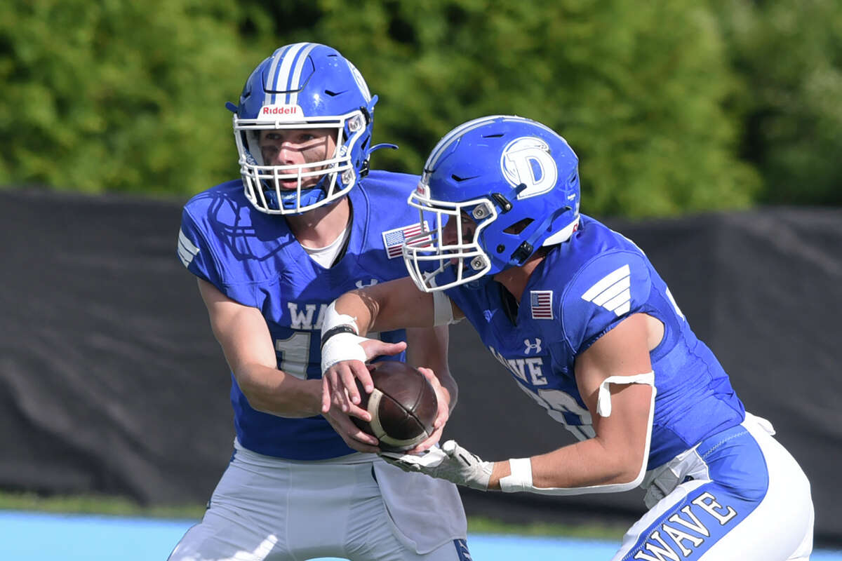 Darien football defeated Brien McMahon-Norwalk in an FCIAC game