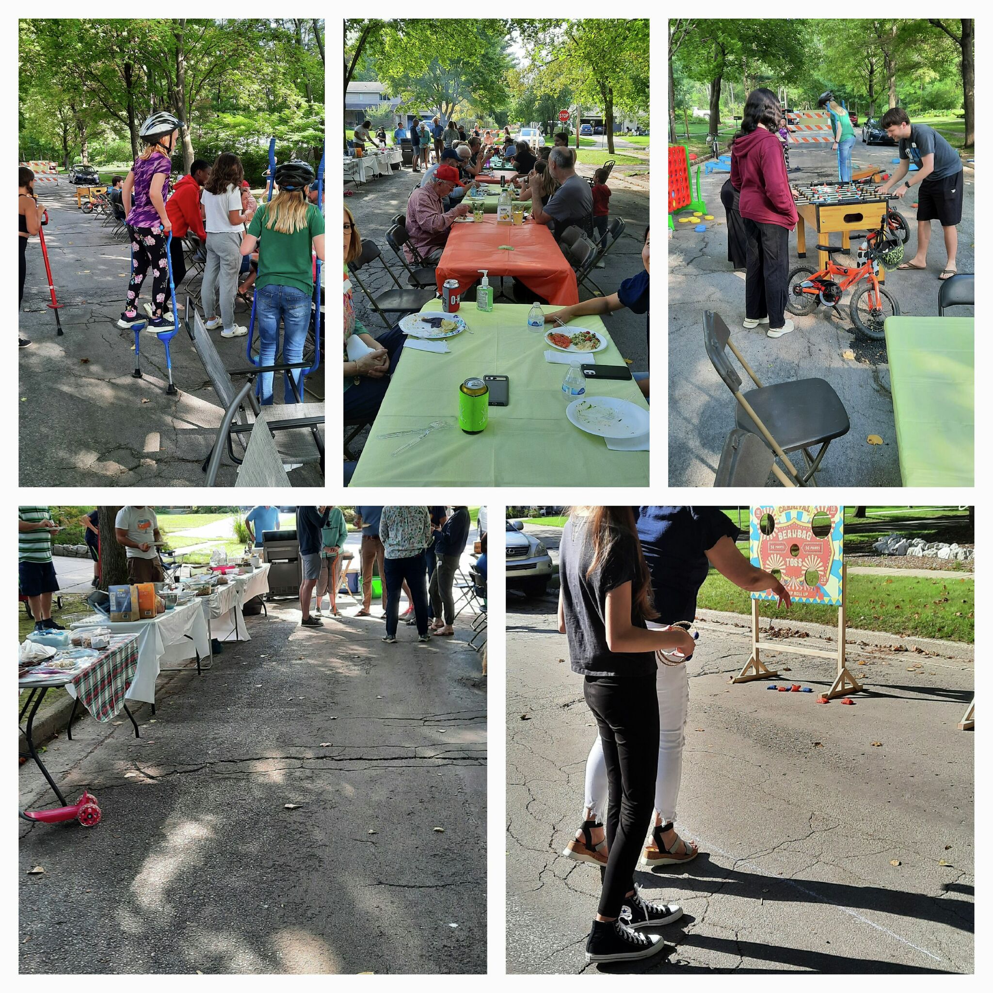 Annual neighborhood block party draws more than 60 people