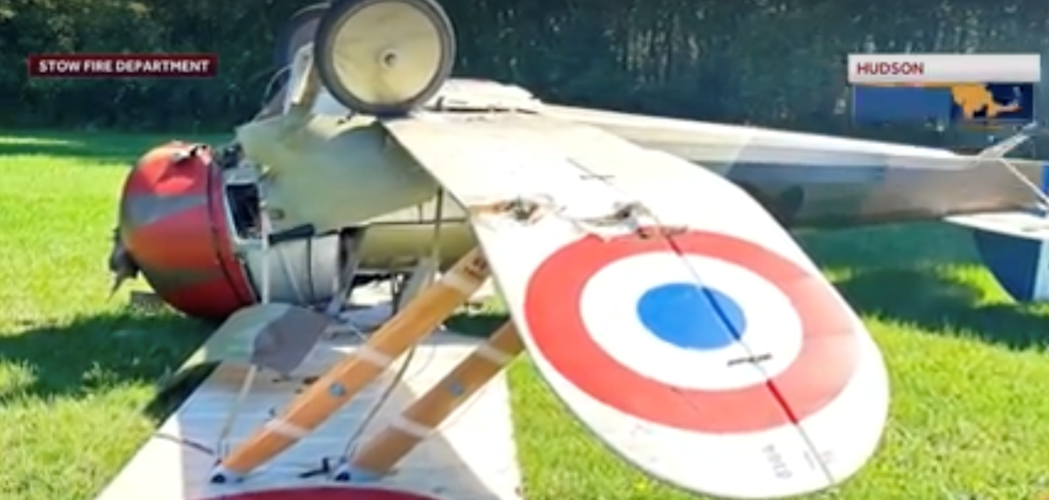 WWI-era plane crashes at Massachusetts museum's airfield
