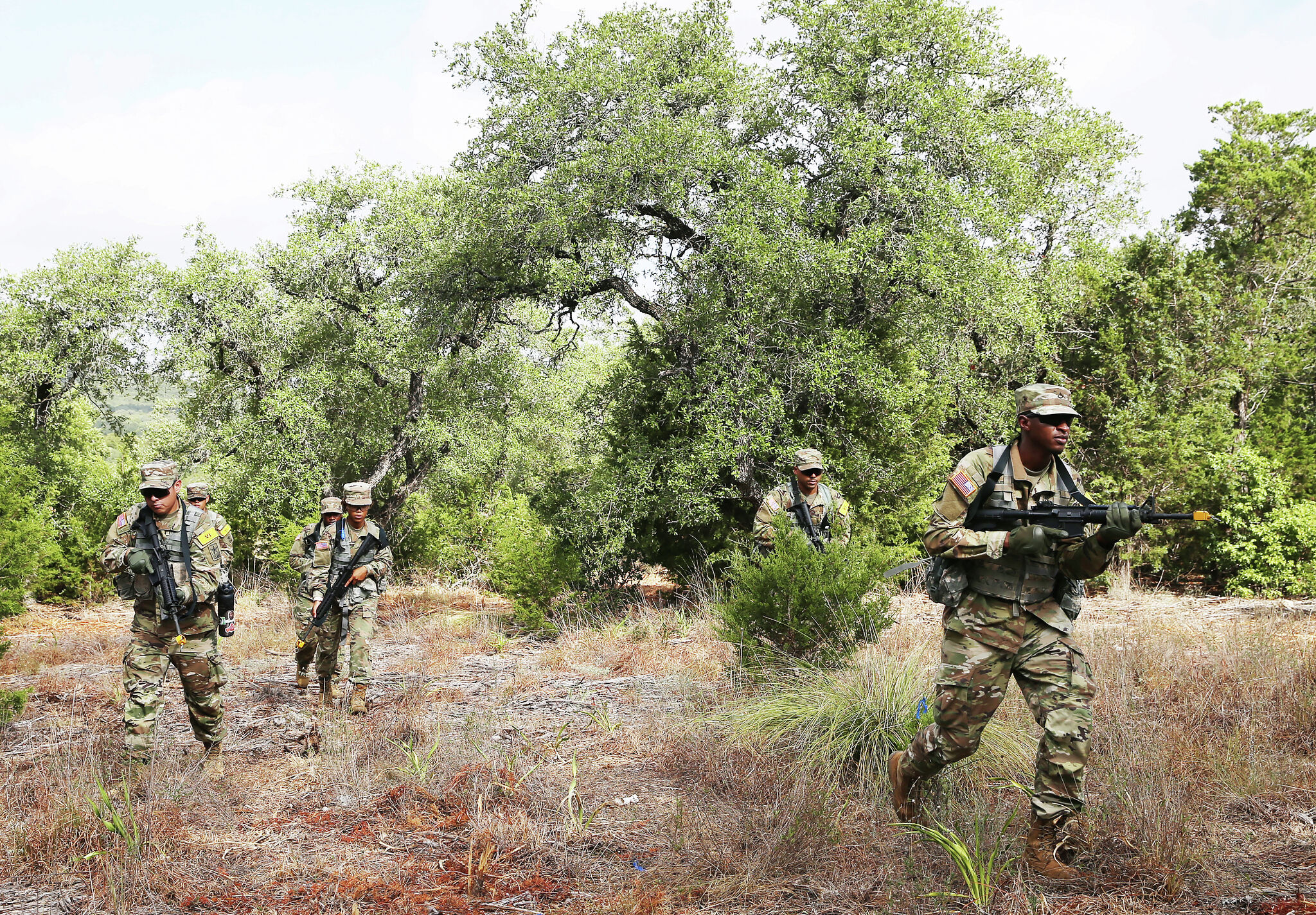 It's so hot at Camp Bullis, the Army has cut trainees some slack