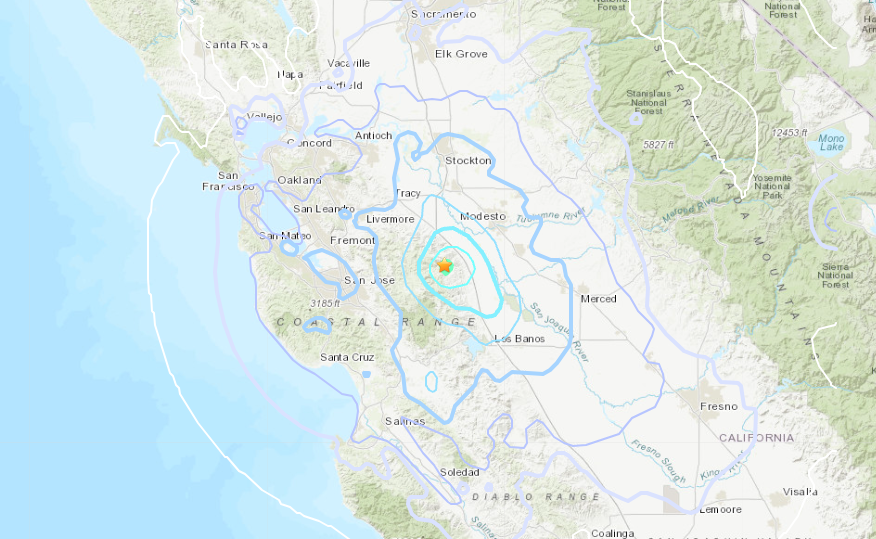 Magnitude 4.5 earthquake shakes Central California
